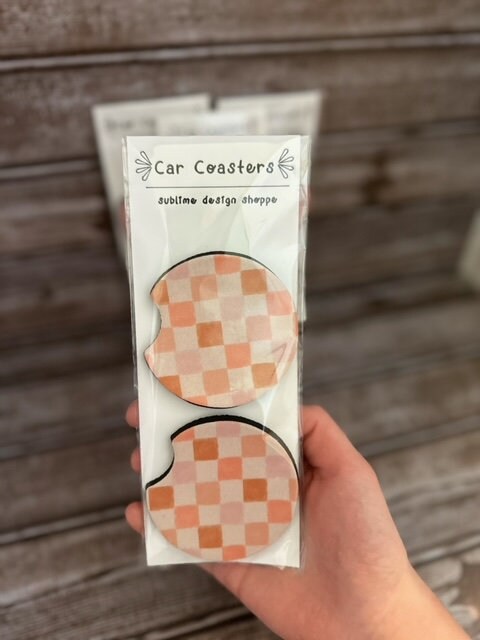 Car Coasters Cute Car Coasters Trending Car Coasters Car Accessories - Etsy