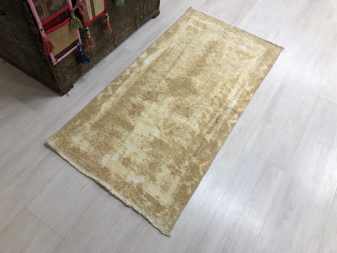 2x4,neutral Rug,faded Rug,2x4 Rug,vintage Rug,door Mat Rug,2x4 Wool Rug ...