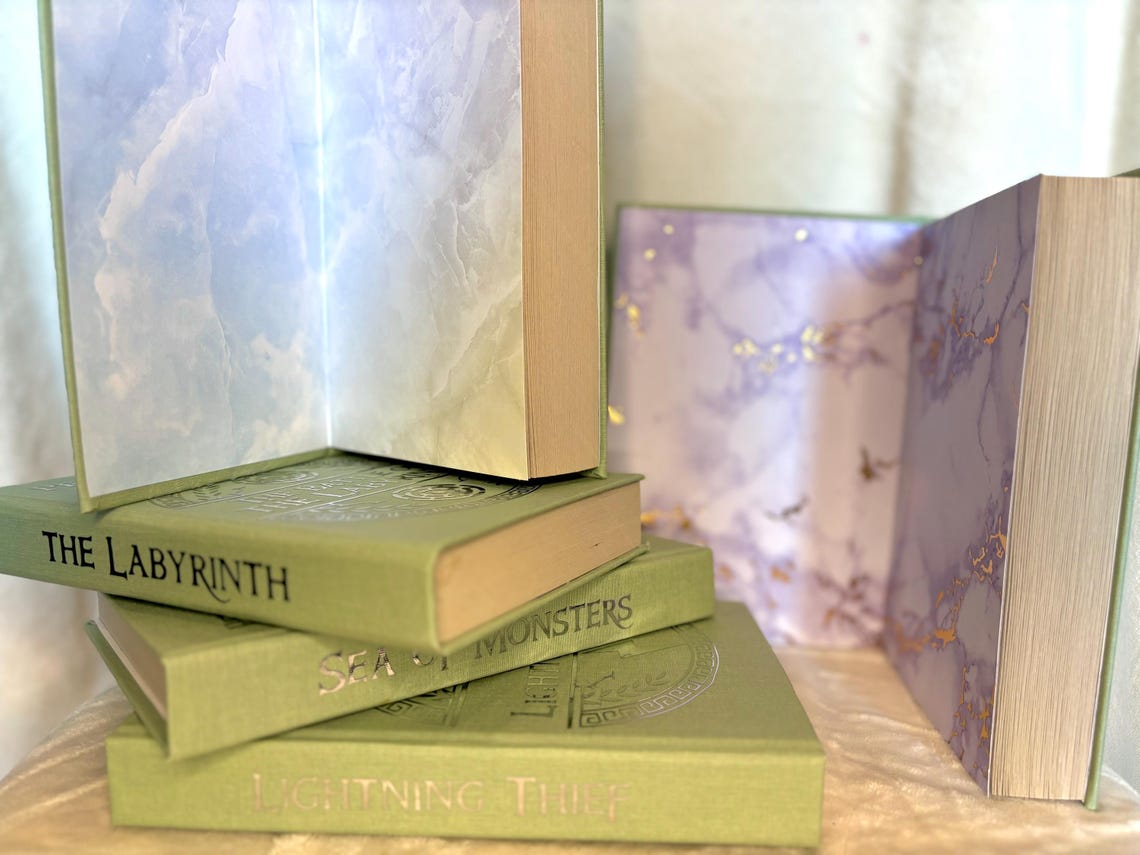 Percy Jackson and the Olympians: Custom Rebind - Etsy