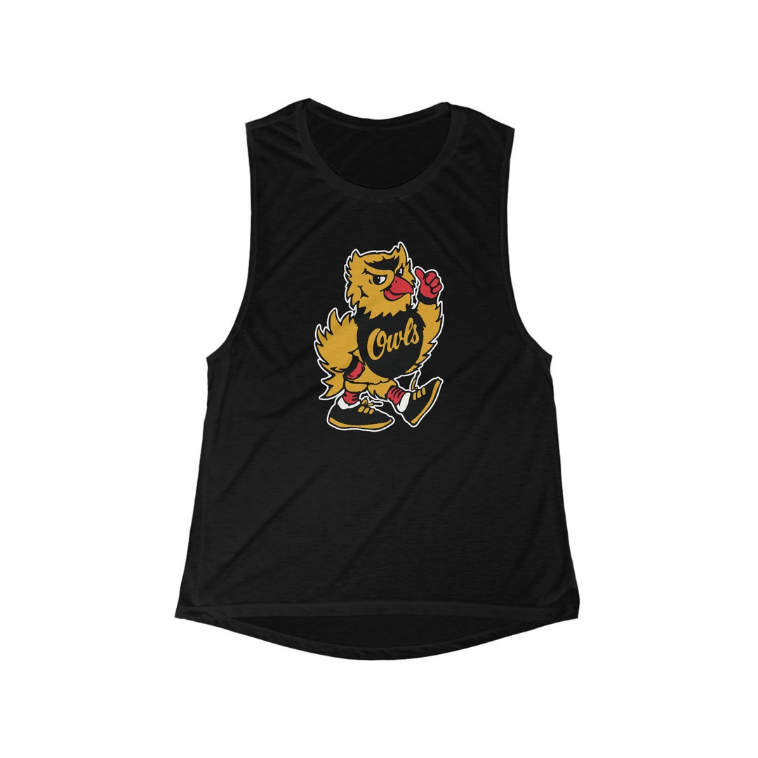 Retro Scrappy Owl Kennesaw Tank Top | Fan of Kennesaw State Football ...