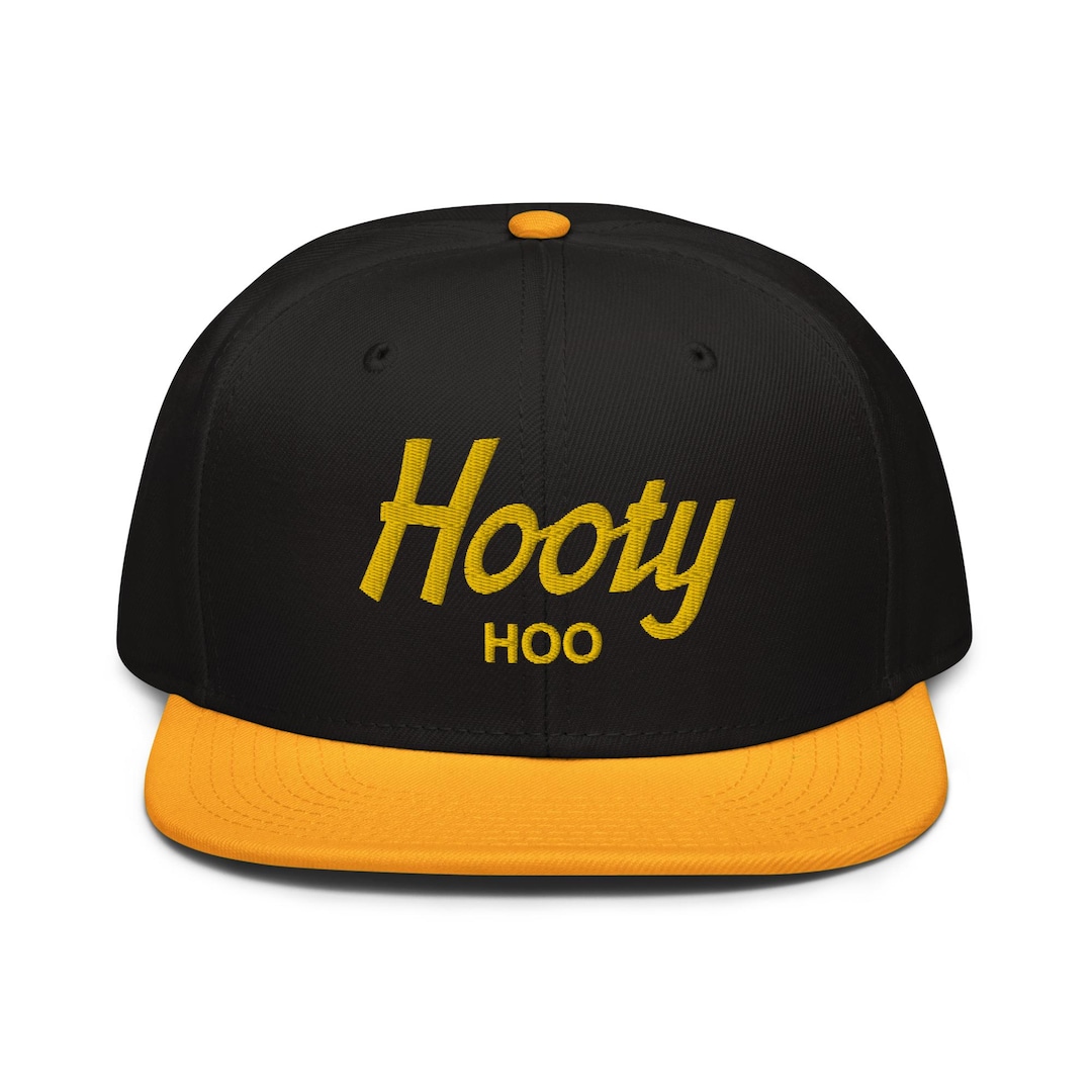 Hooty Hoo Script Snapback Hat | Gold Embroidery | Snapback Hat - Etsy