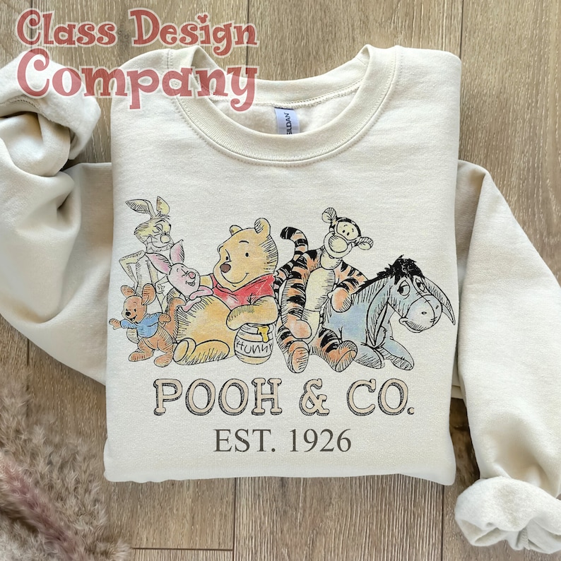 Retro Pooh &Co PNG, Magic Kingdom PNG, Viaje familiar 2024 Png ...