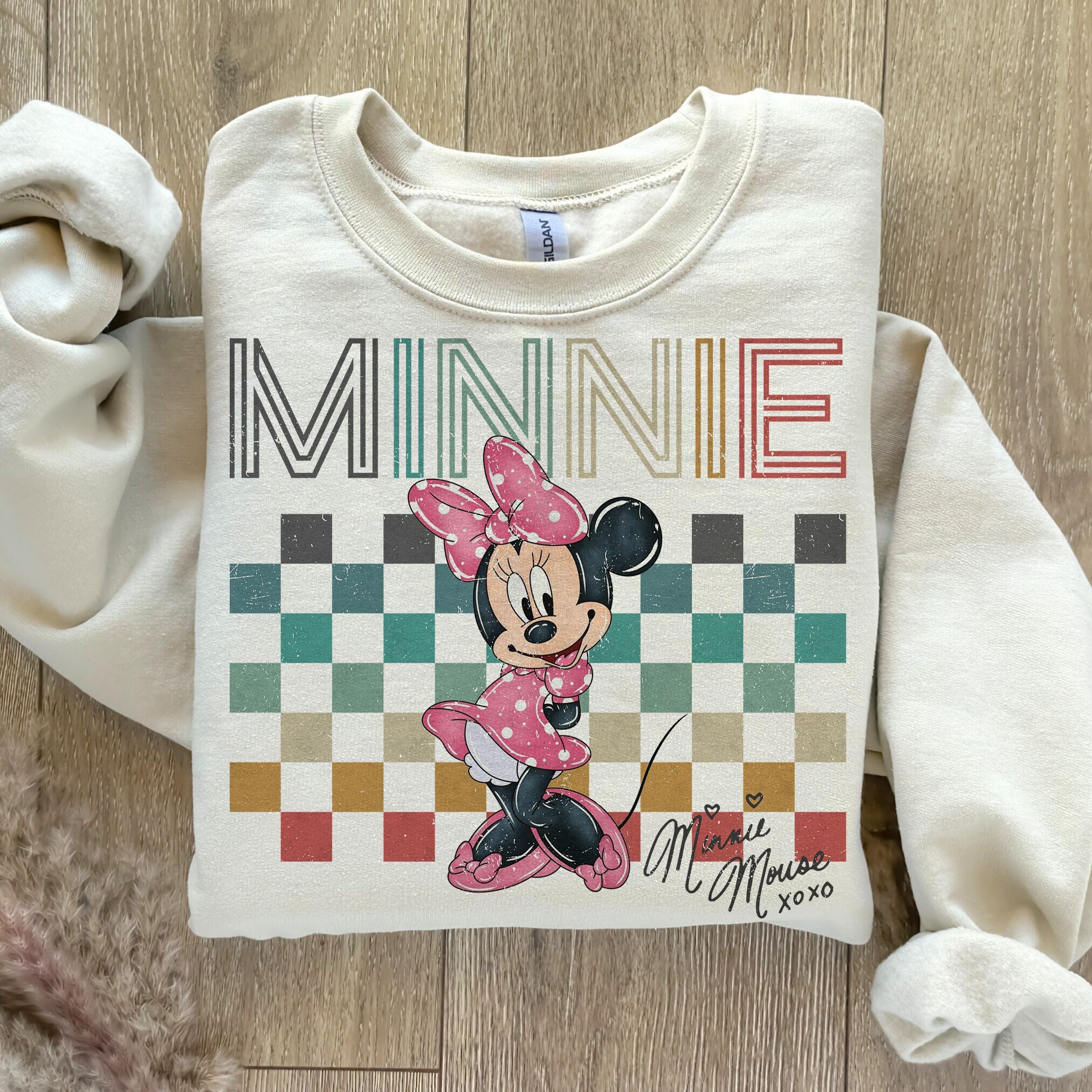 Retro Checkered Minnie PNG, Family Vacation Png, Family Trip Png, Vacay ...
