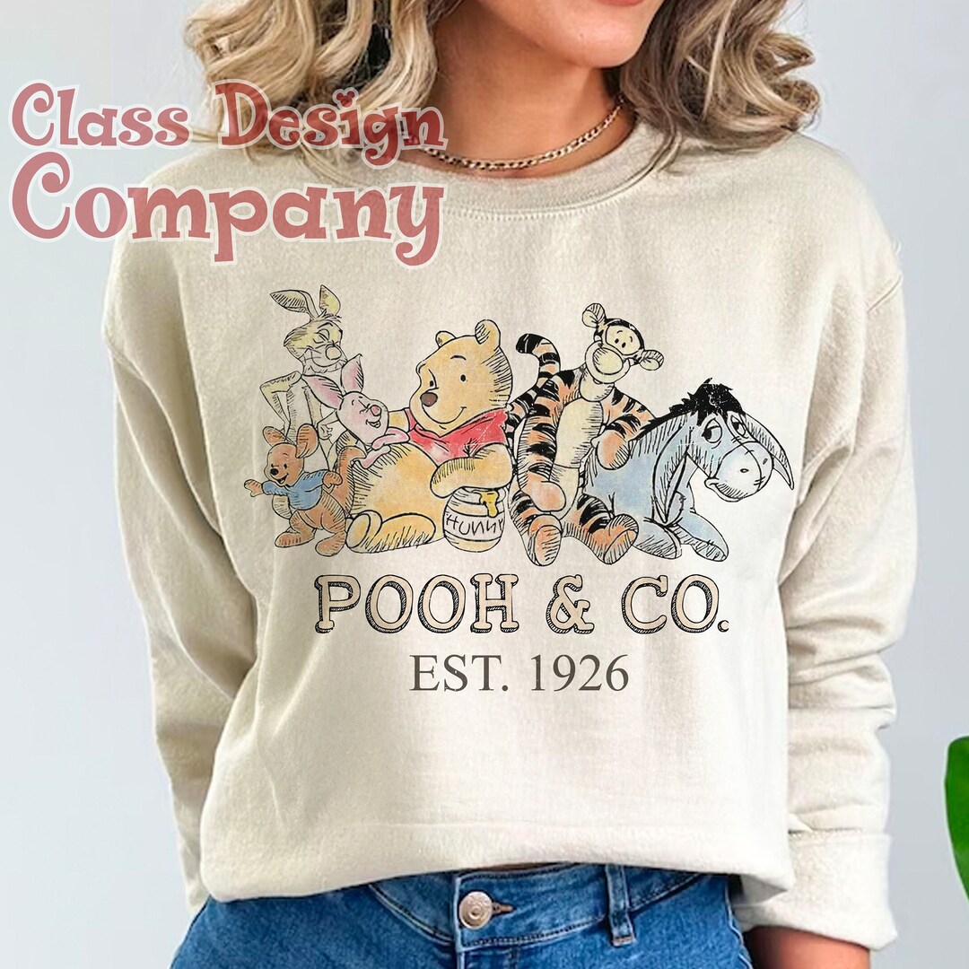 Retro Pooh &Co PNG, Magic Kingdom PNG, Viaje familiar 2024 Png ...