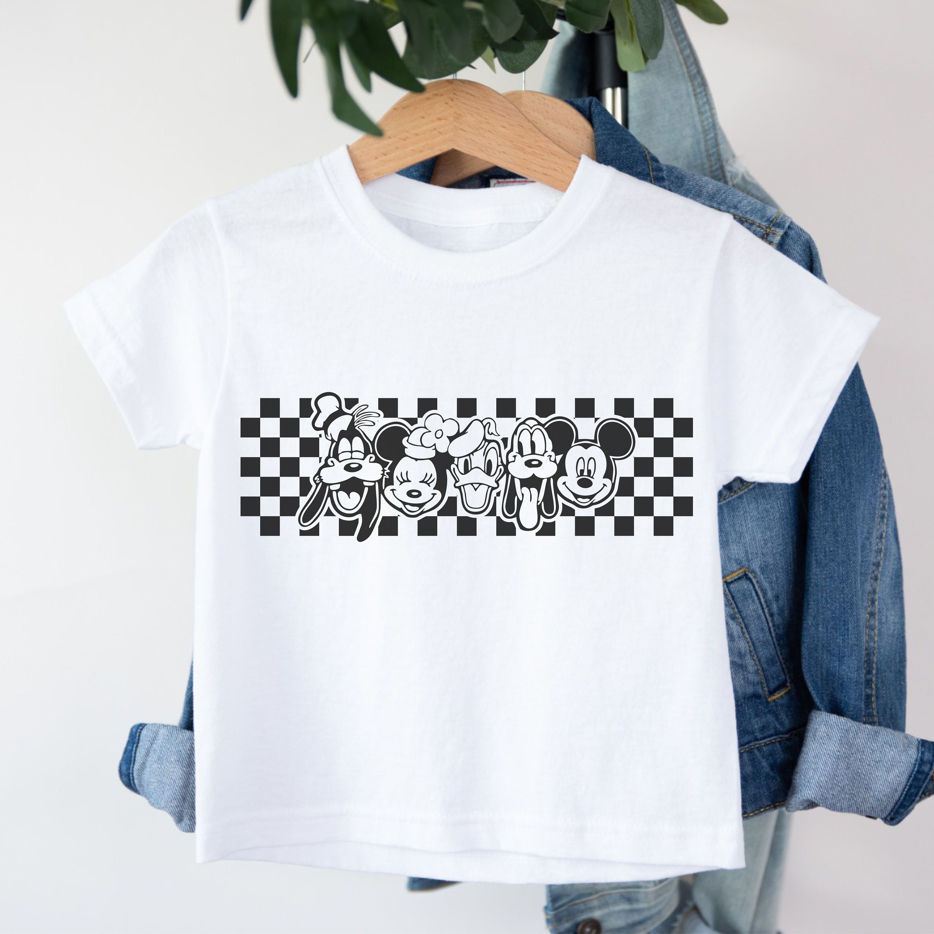 Checkered Mickey and Co. Svg Png Pdf Instant Download Printable Design ...