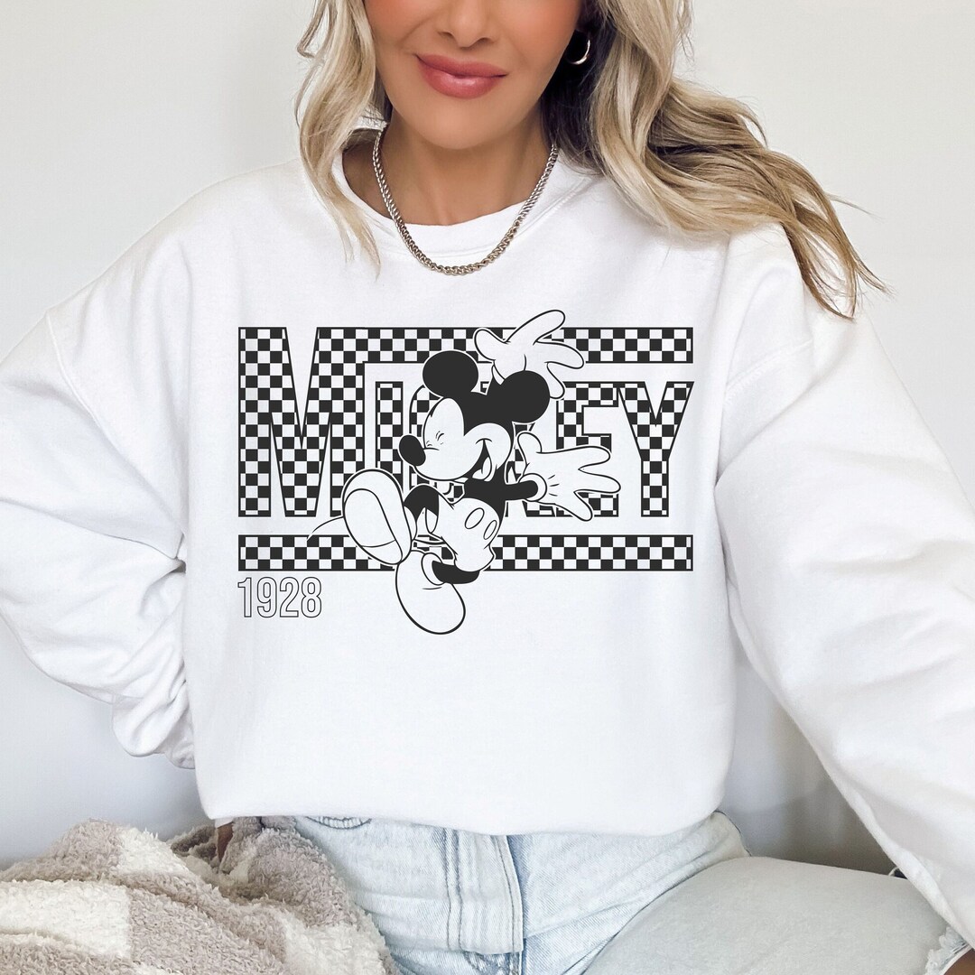Checkered Mickey Svg Png, Instant Download Printable Design Svg for ...
