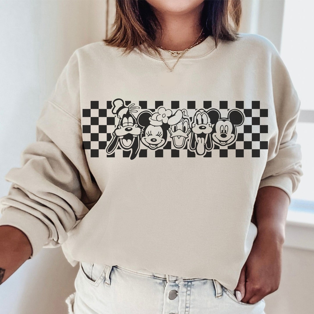 Checkered Mickey and Co. Svg Png Pdf Instant Download Printable Design ...