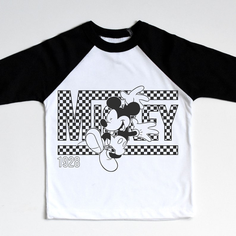 Checkered Mickey Svg Png, Instant Download Printable Design Svg for ...