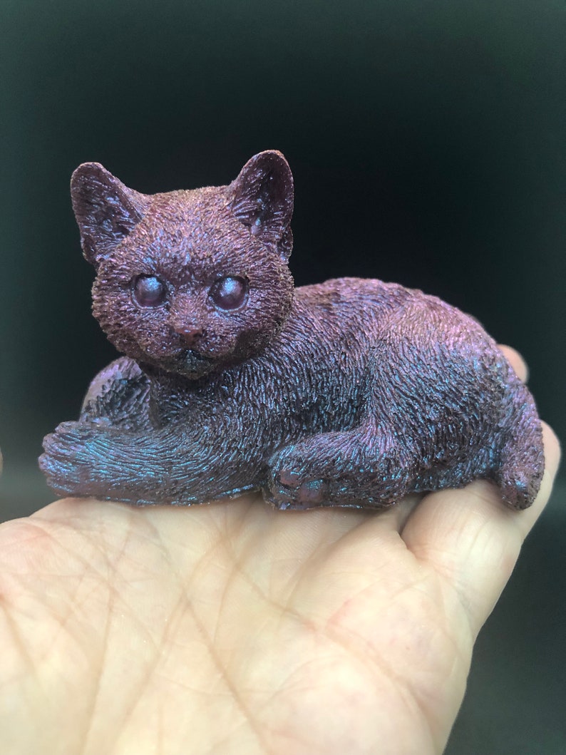 Handmade Resin Mini Cat Figurines, Unique Cat Collectables Under 15 ...
