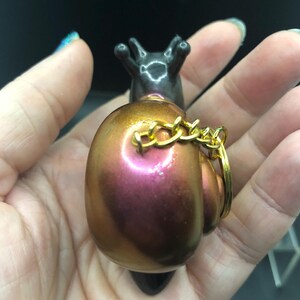 Cute & Unique Snail Keychains, Color Shifting Snail Keychains, Pink ...