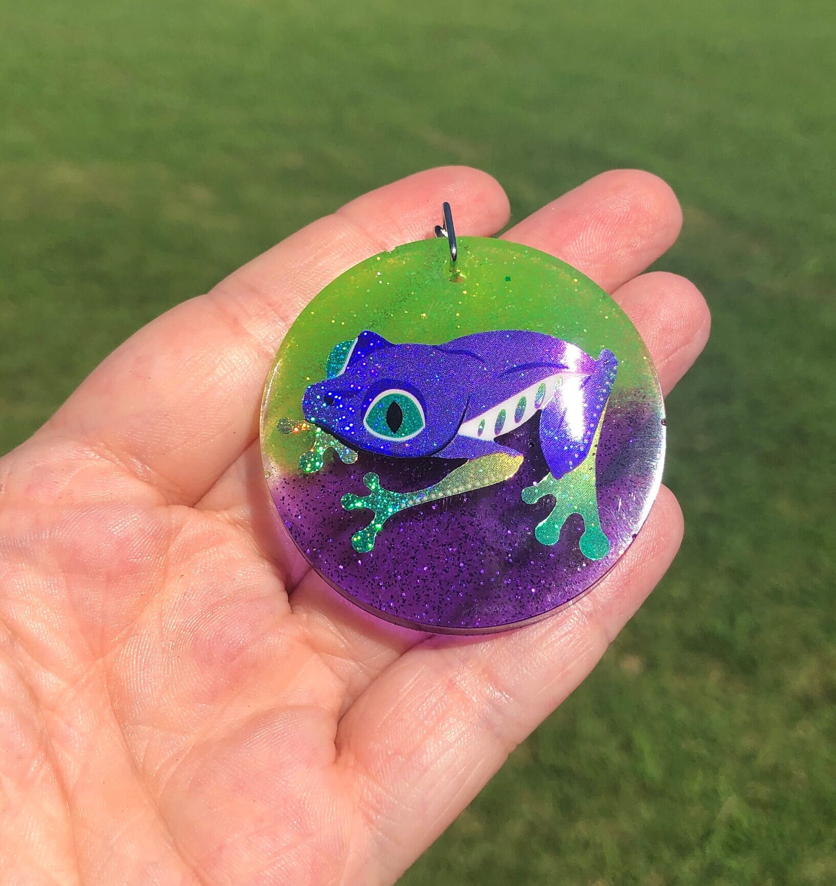 Poison Dart Frog Keychains, Rain Forest Tree Frog Keychains, Unique ...