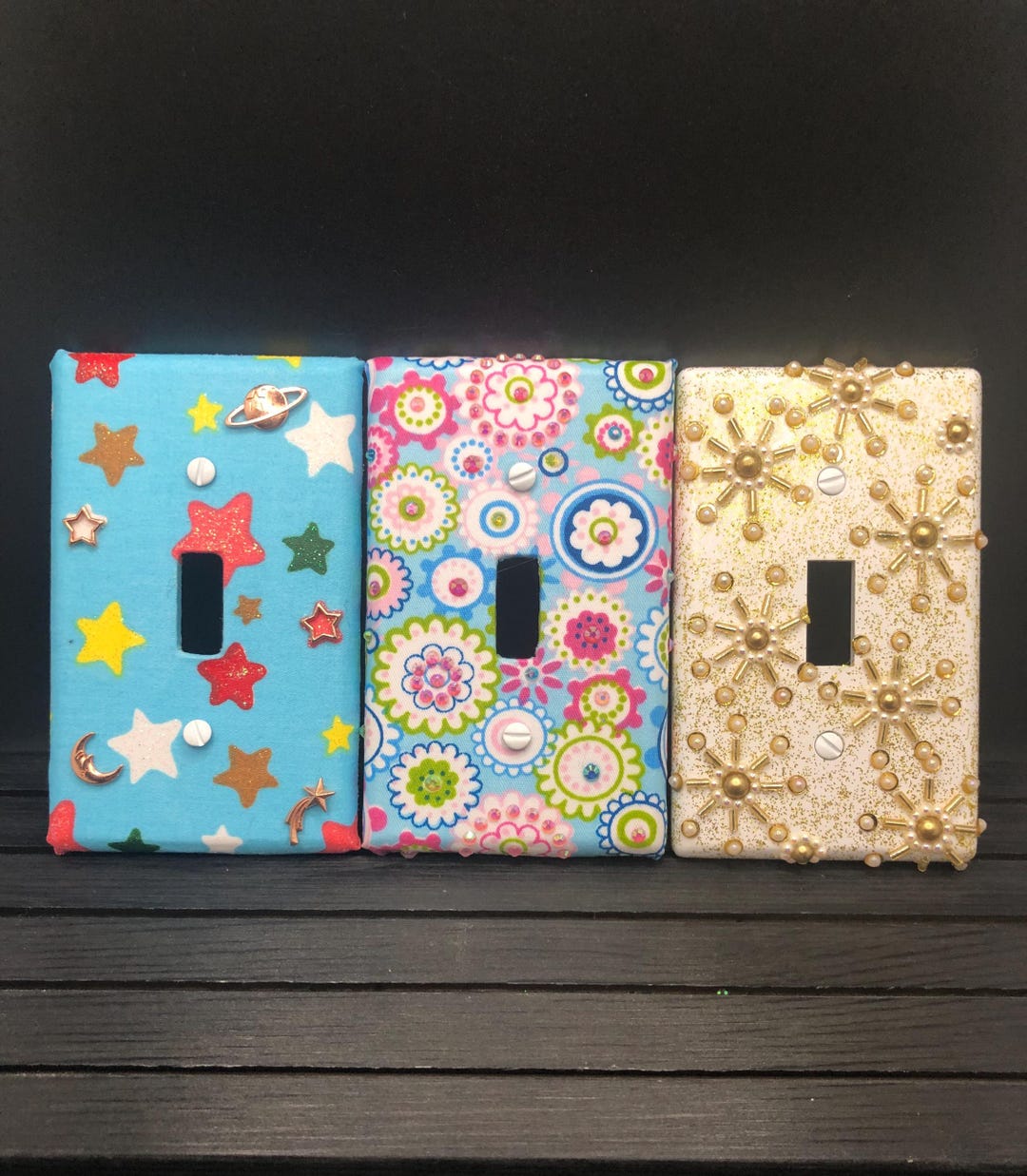 Decorative Single Switch Light Plate Covers, Star Light Plate Cover ...