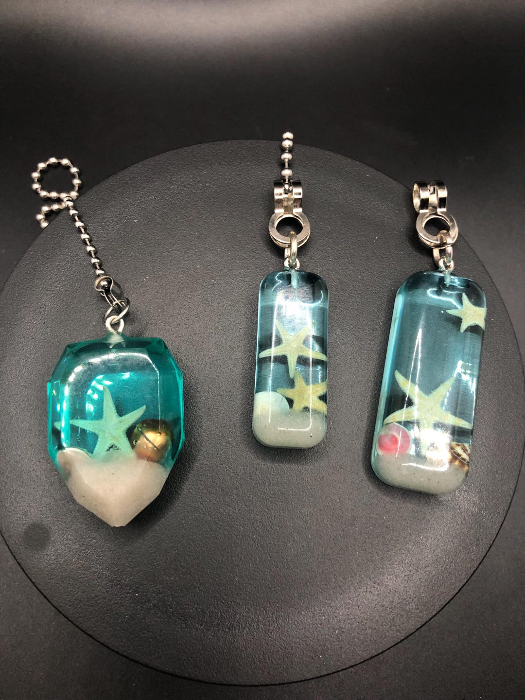 Handmade Gem Shaped Beach Theme Ceiling Fan Pull, Marine Ceiling Fan ...