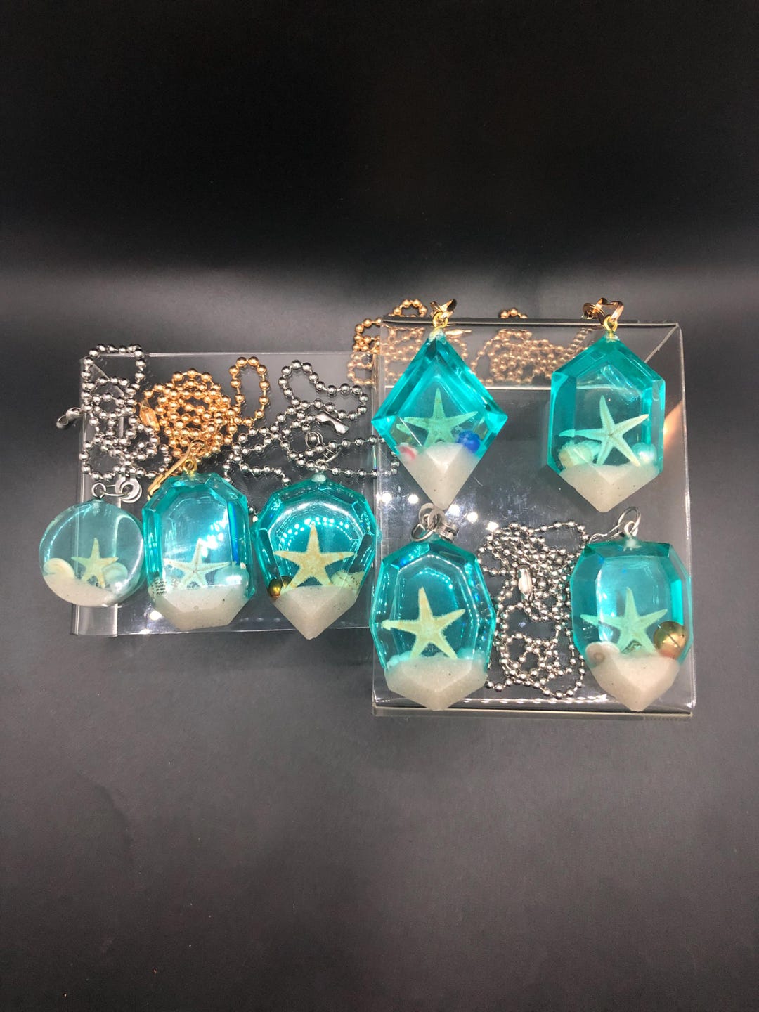 Handmade Gem Shaped Beach Theme Ceiling Fan Pull, Marine Ceiling Fan ...