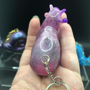 Cute & Unique Snail Keychains, Color Shifting Snail Keychains, Pink ...