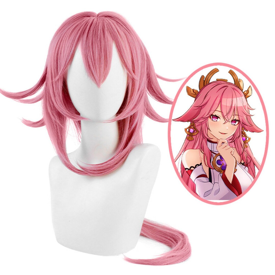 Genshin Impact Yae Miko Wig - Etsy