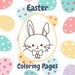 Easter Coloring Book, 17 Pages, Family Craft Activity, 7 Color Prints ...