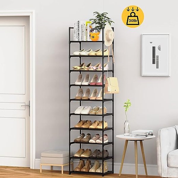 Tall Shoe Rack - Etsy UK