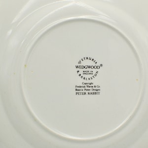 Vintage Wedgwood Peter Rabbit Plate - Beatrix Potter Made in England - Etsy