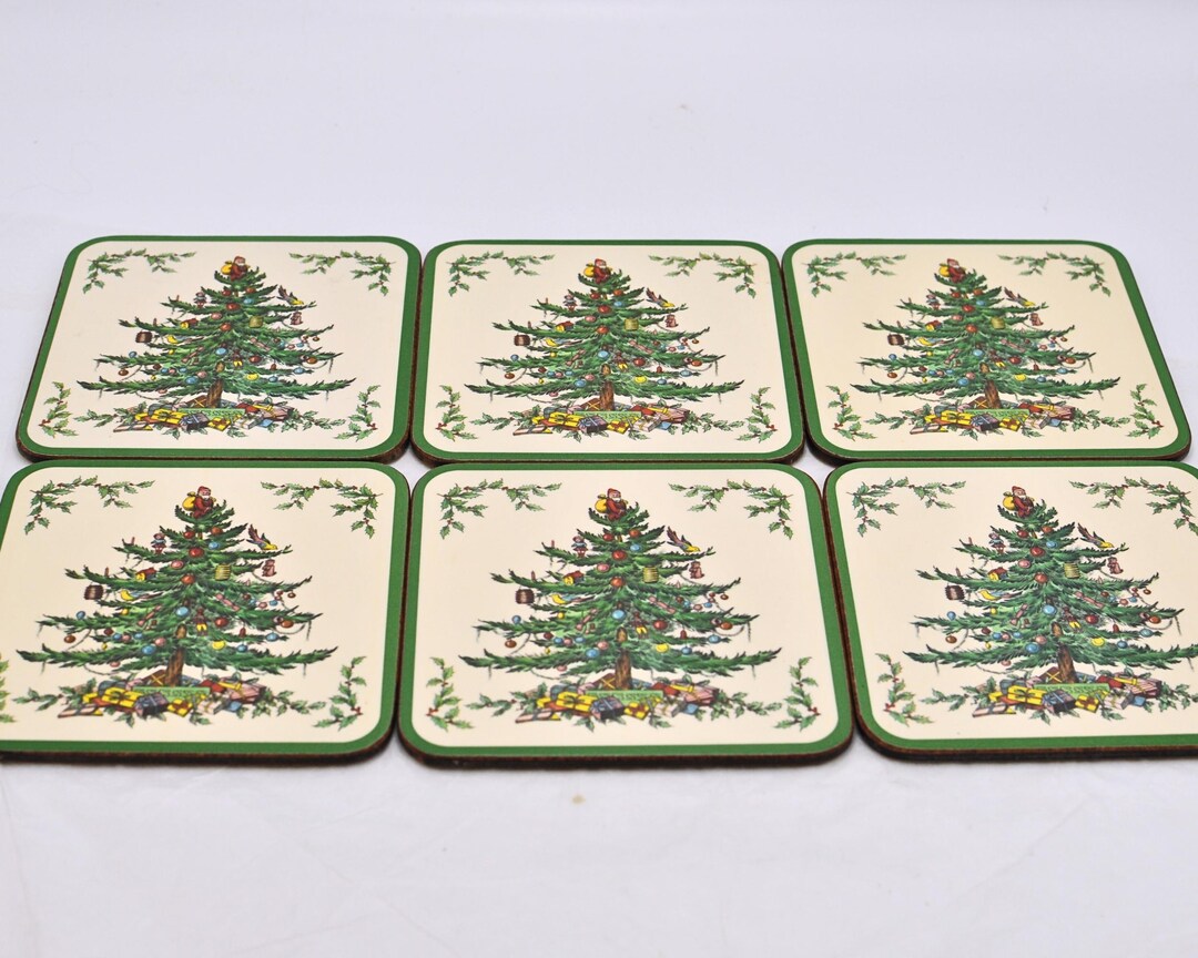 Spode Christmas X Pimpernel Coasters Vintage Pimpernel Christmas Cork ...