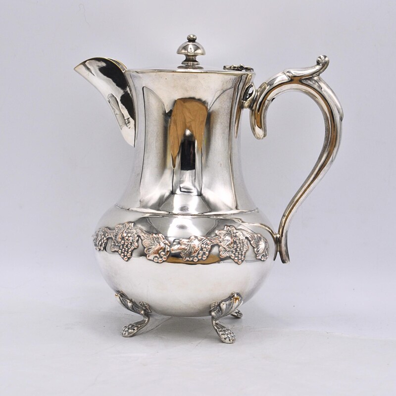 Silver Coffee Pot - Etsy