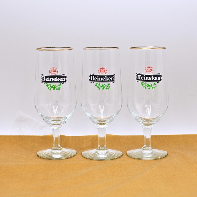 Heineken Glass - Etsy