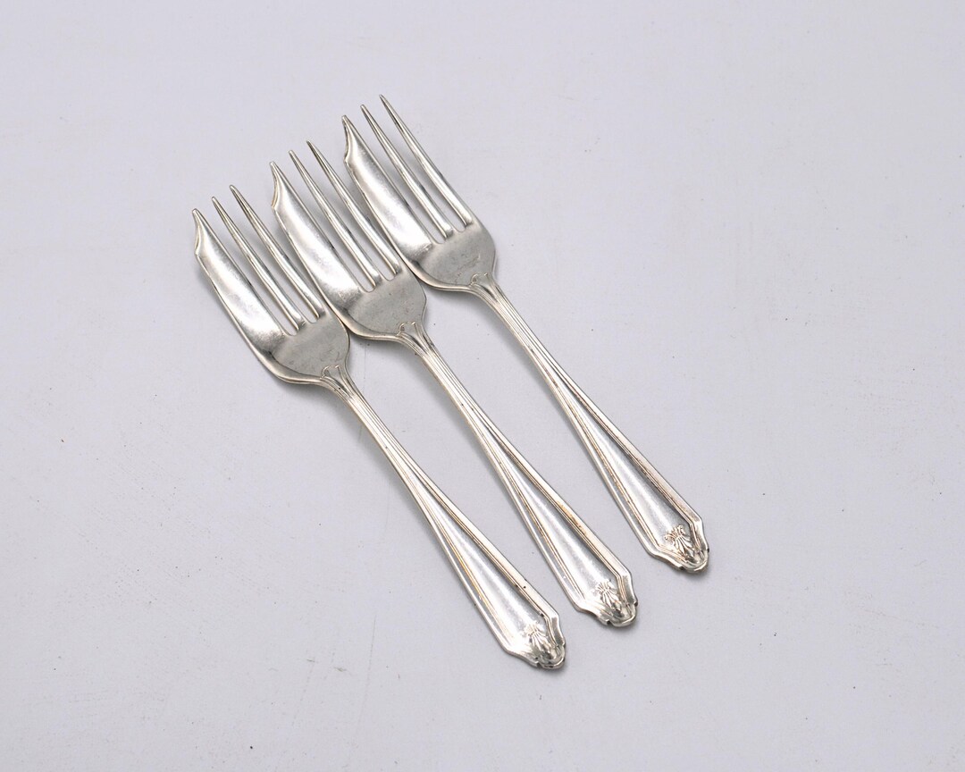 Set of 3 Art Deco Style Cake Forks Marked Sheffield England - Etsy