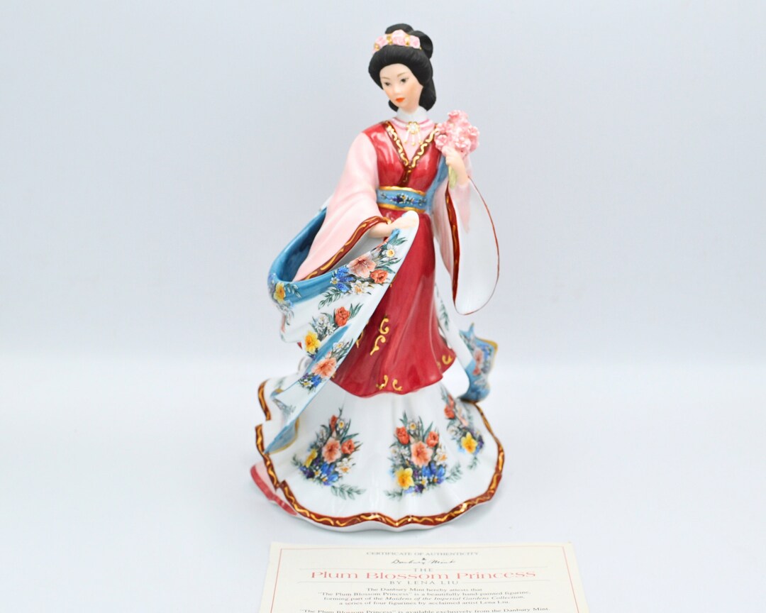 Danbury Mint, Plum Blossom Princess, Lena Lui, Maidens of the Imperial Gardens, Danbury Mint ...