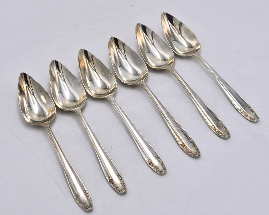 Set of 6 'anniversary' P&M Priestly and Moore Grapefruit Spoons ...