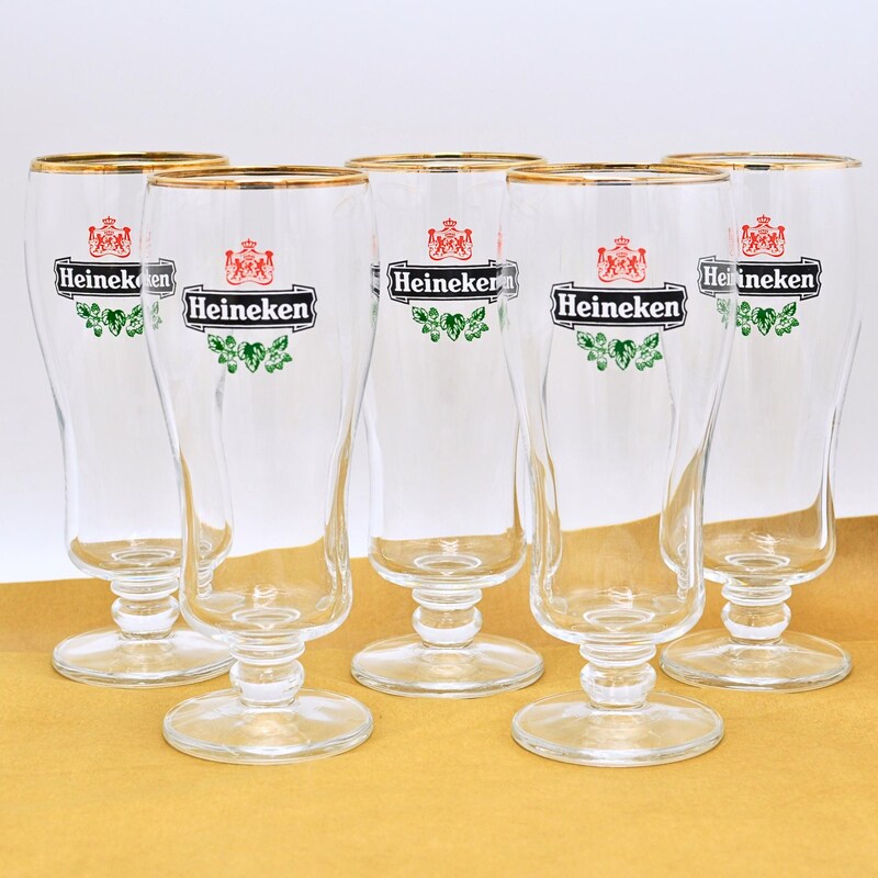 Heineken Glass - Etsy