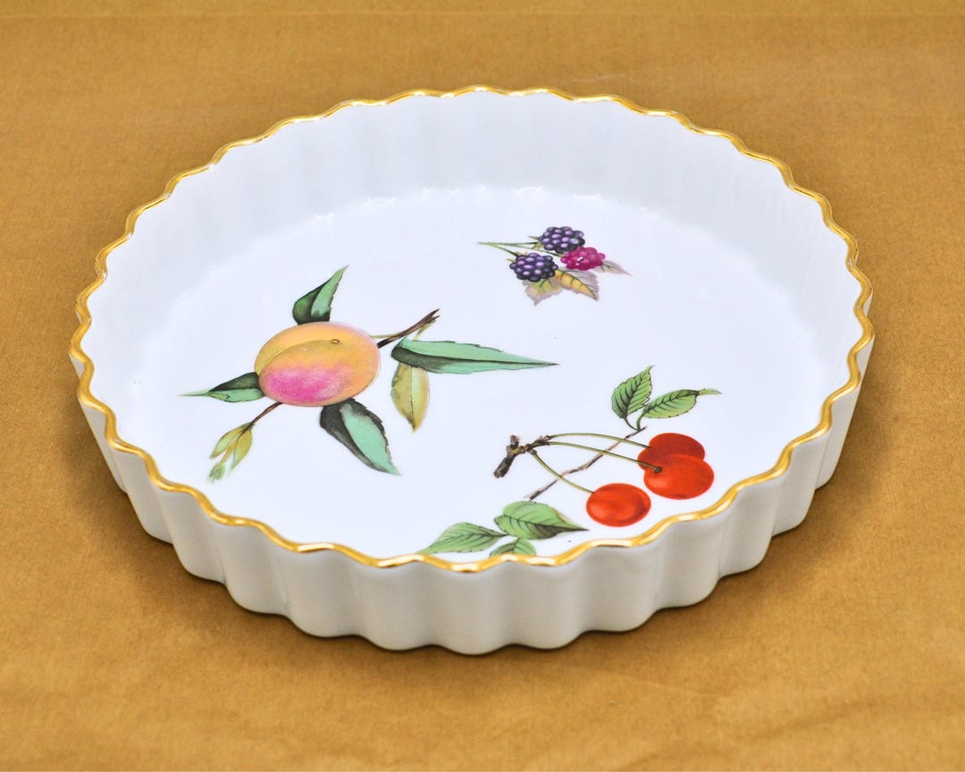 Vintage Royal Worcester Evesham Pie Dish: Medium Oven-to-table Serving ...