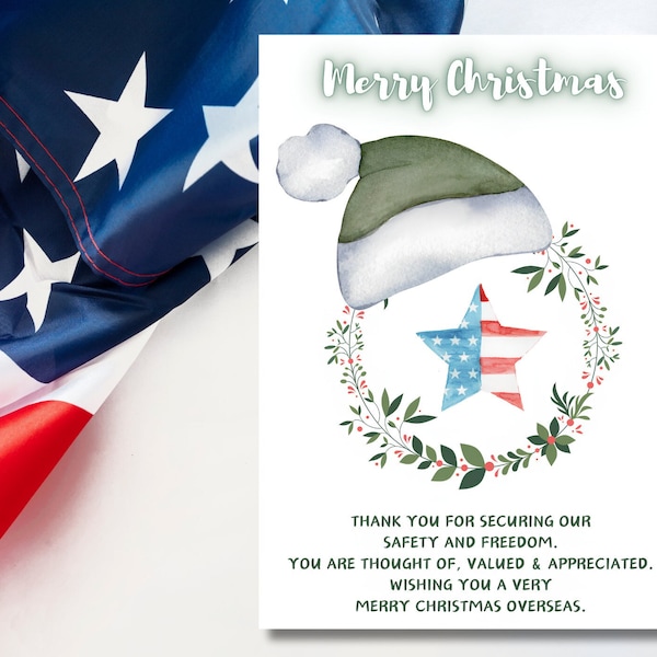 Military Christmas Cards - Etsy