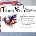 Thank You Veteran Card: Printable Veterans Day Card (PDF) - Etsy