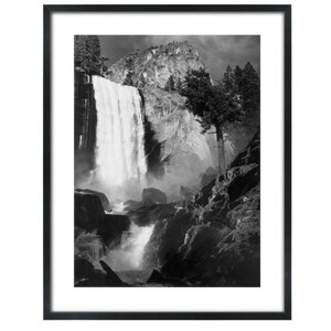 Ansel Adams, 'vernal Falls', Fine Art Print, Various Sizes - Etsy
