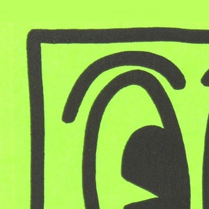 Keith Haring, 'green Alien', Fine Art Print, Various Sizes - Etsy