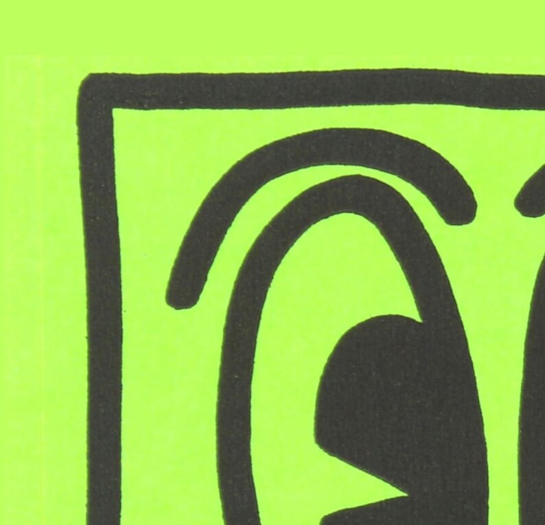 Keith Haring, 'green Alien', Fine Art Print, Various Sizes - Etsy