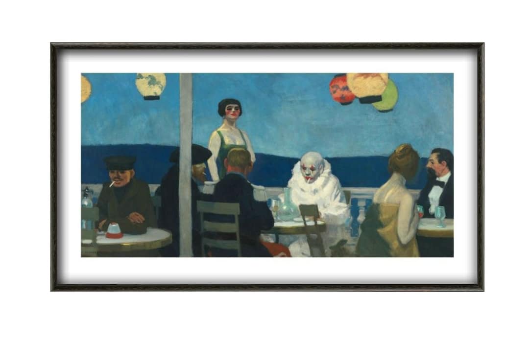 Edward Hopper 'clown' Fine Art Print Various Sizes - Etsy UK