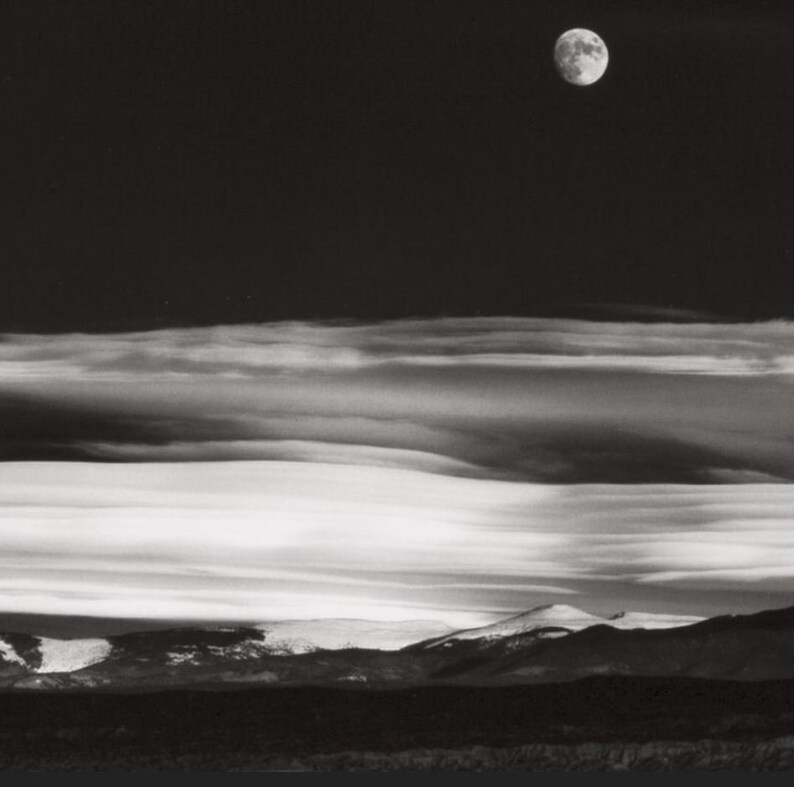 Ansel Adams, 'moonrise', Fine Art Print, Various Sizes - Etsy