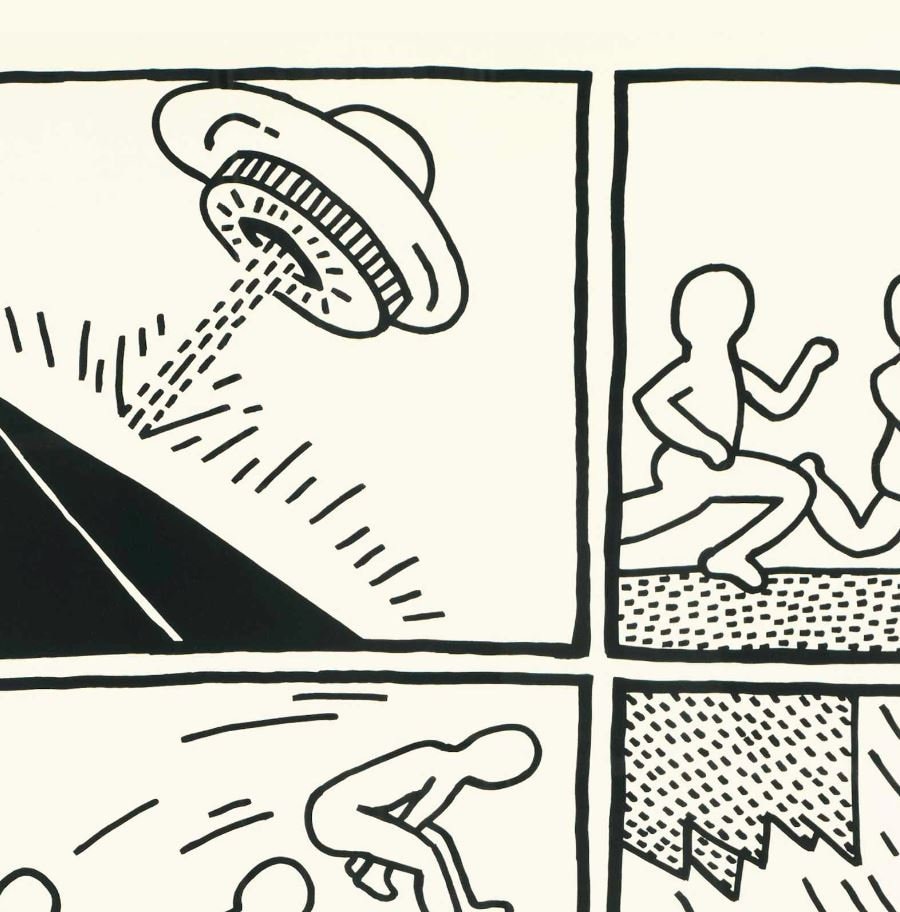 Keith Haring, 'aliens', Fine Art Print, Various Sizes - Etsy
