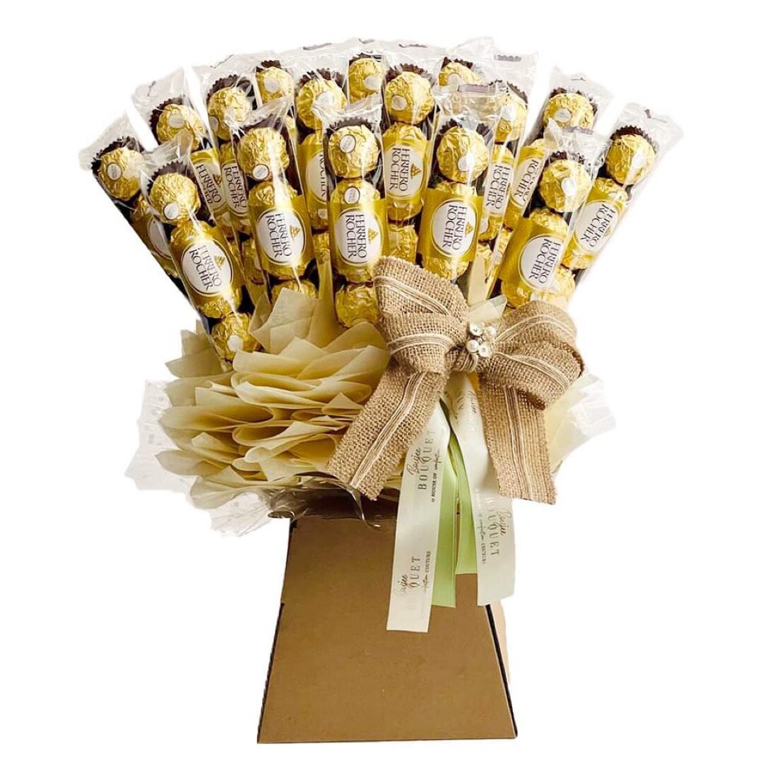 Chocolate Bouquet, Anniversary, Date Night Chocolates, Boxed Display - Etsy