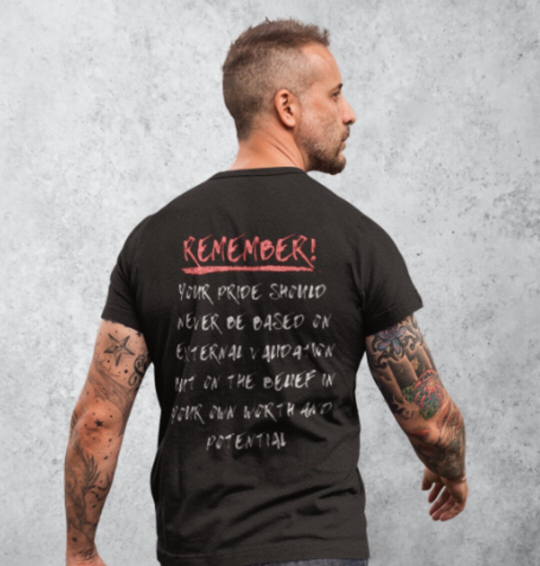 REMEMBER Men's Icon T-shirt Qipinsparation Collection - Etsy