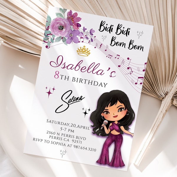 Invitations Selena Quintanilla - Etsy