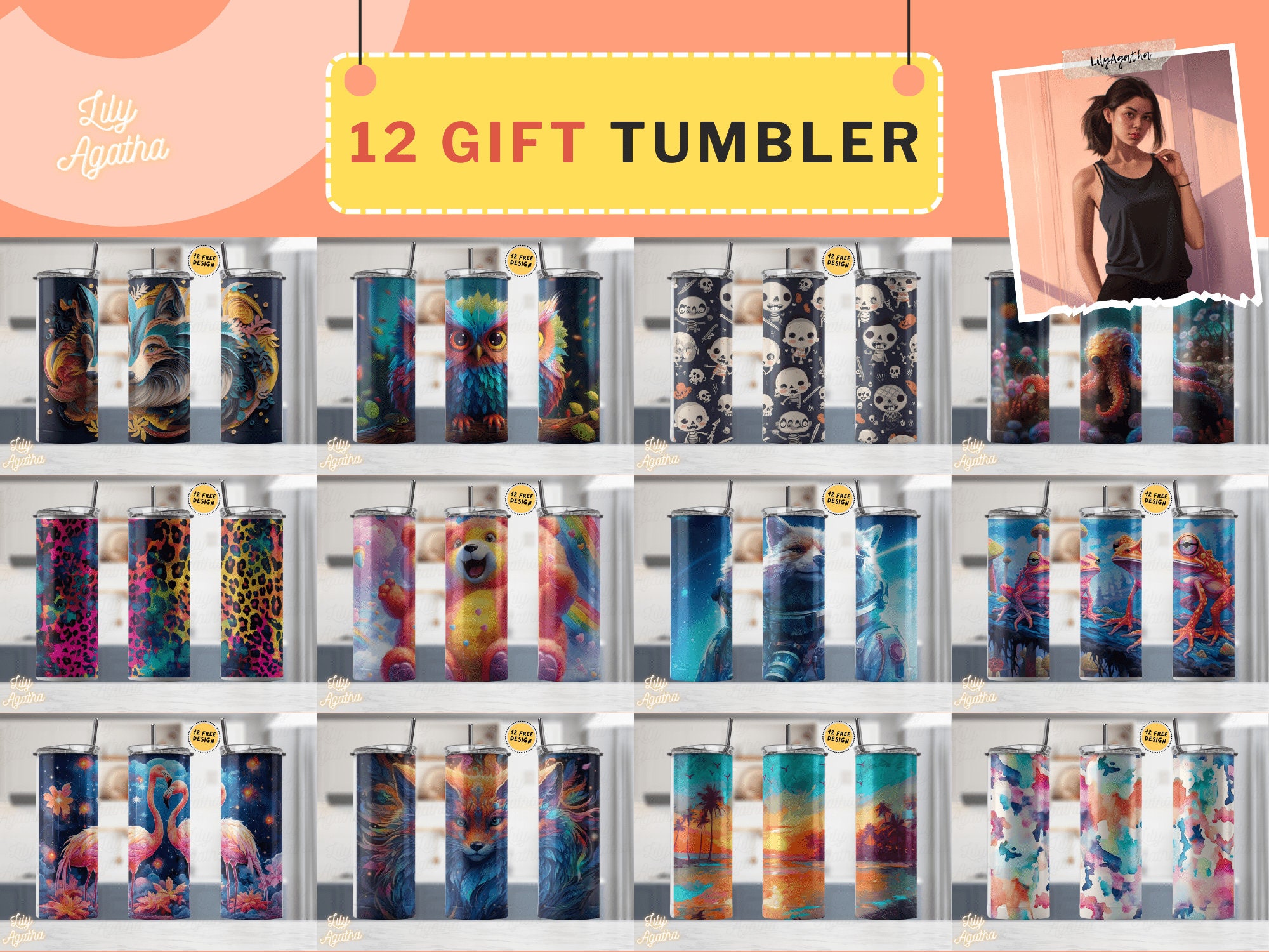 Wood Barrel Sublimation Tumbler Seamless Sublimation Designs - Etsy