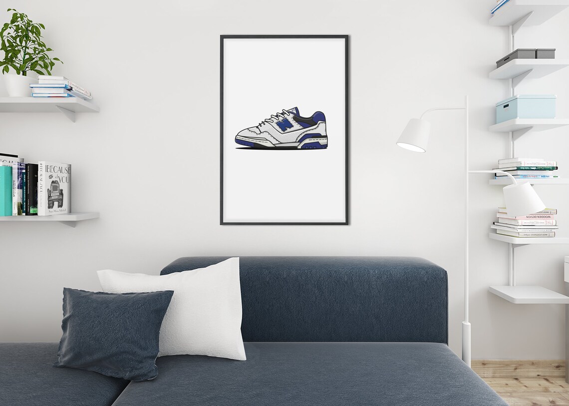 New Balance, NB500, Plotter File, New Balance SVG, Illustration, Vector ...