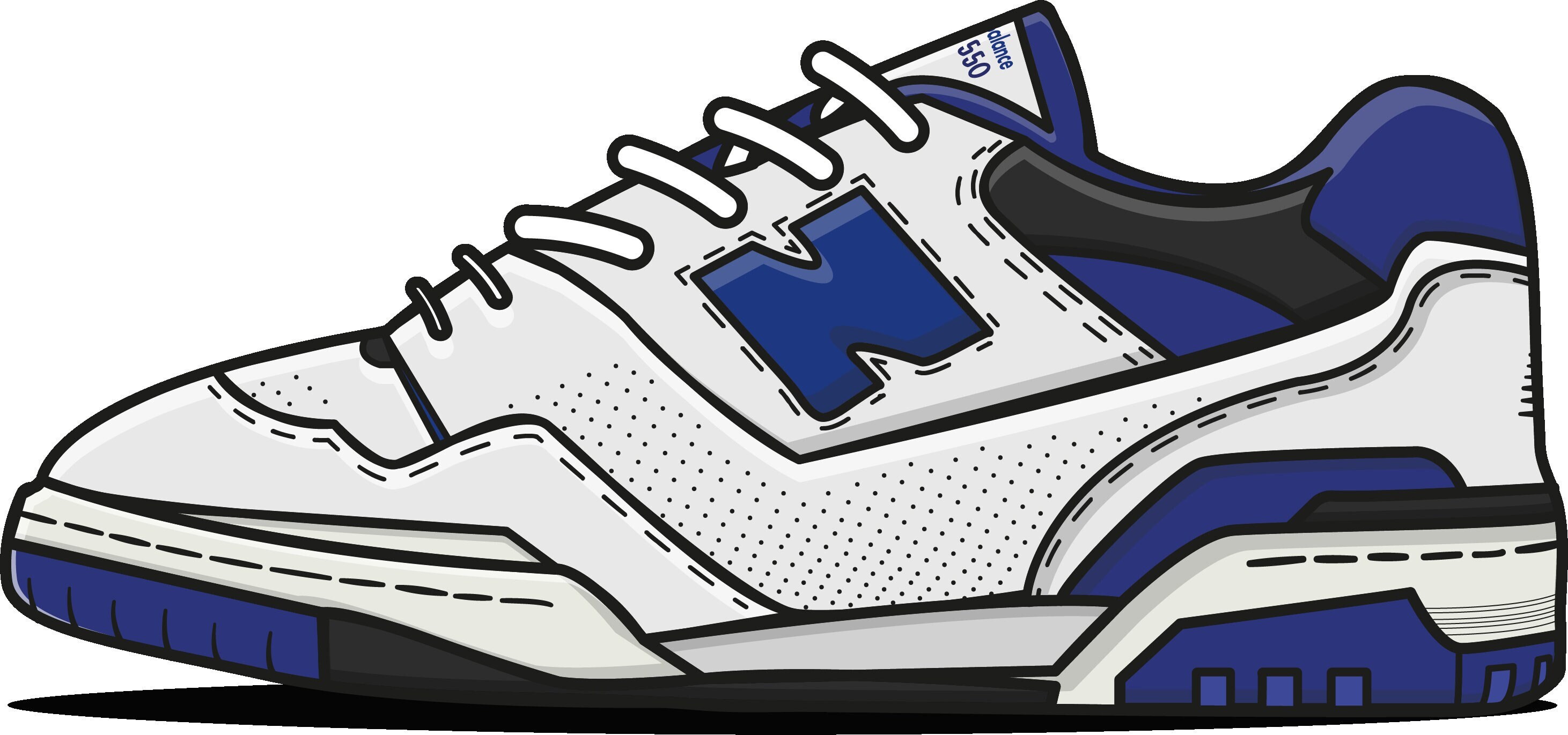 New Balance, NB500, Plotter File, New Balance SVG, Illustration, Vector ...
