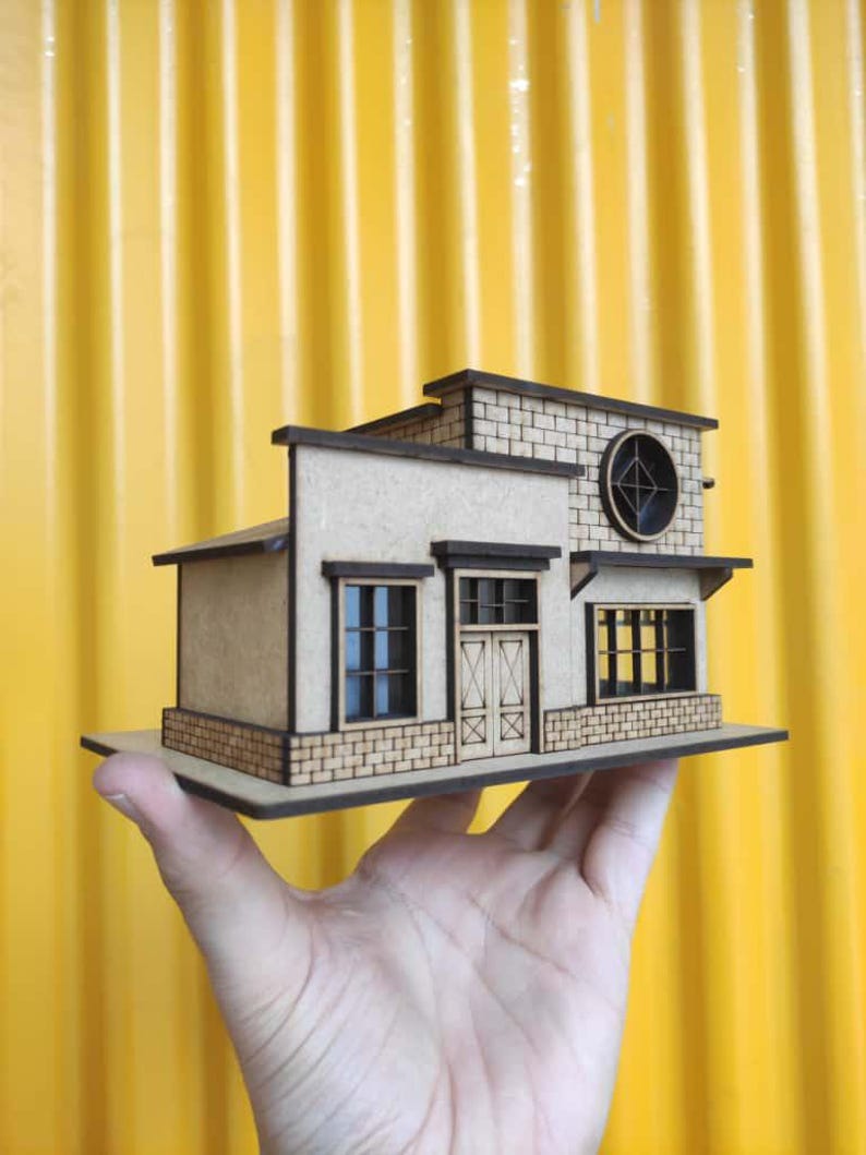 1/64 Scale Cafe Diorama Model - Etsy Australia