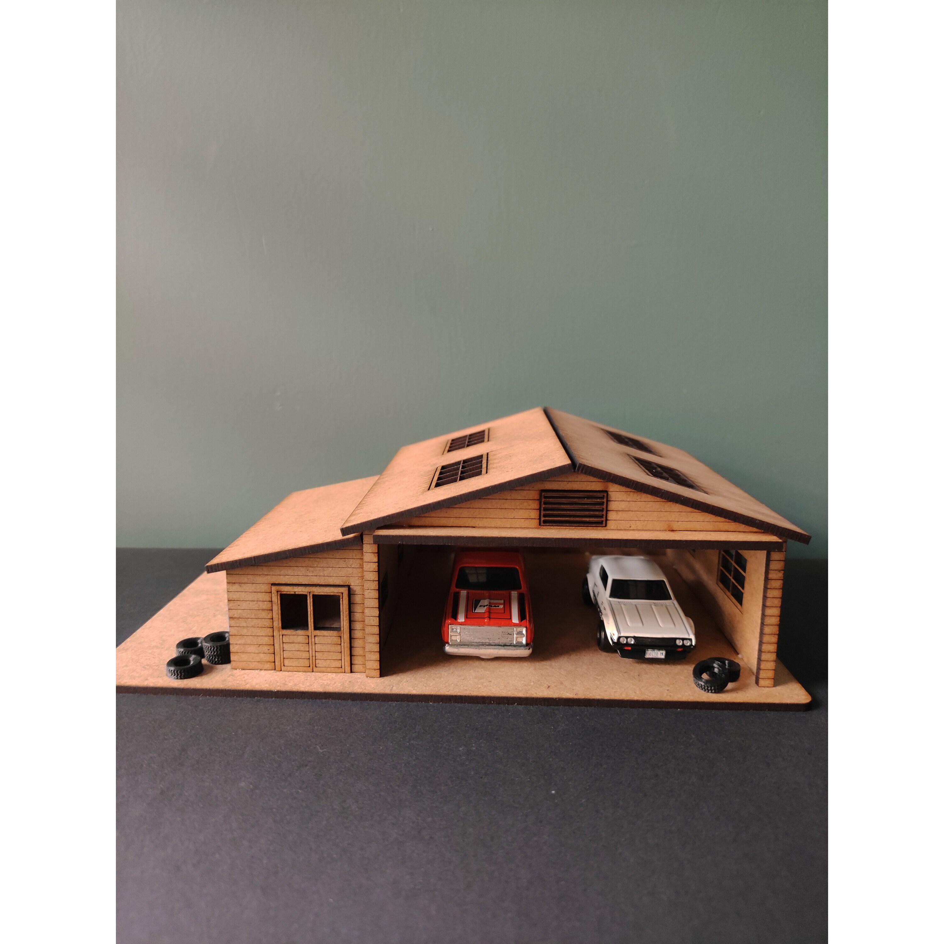 1/64 Scale Garage Diorama Diecast - Etsy