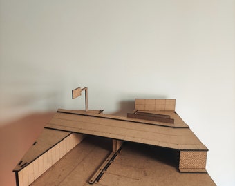 1/64 Scale Car Garage Model Diorama - Etsy