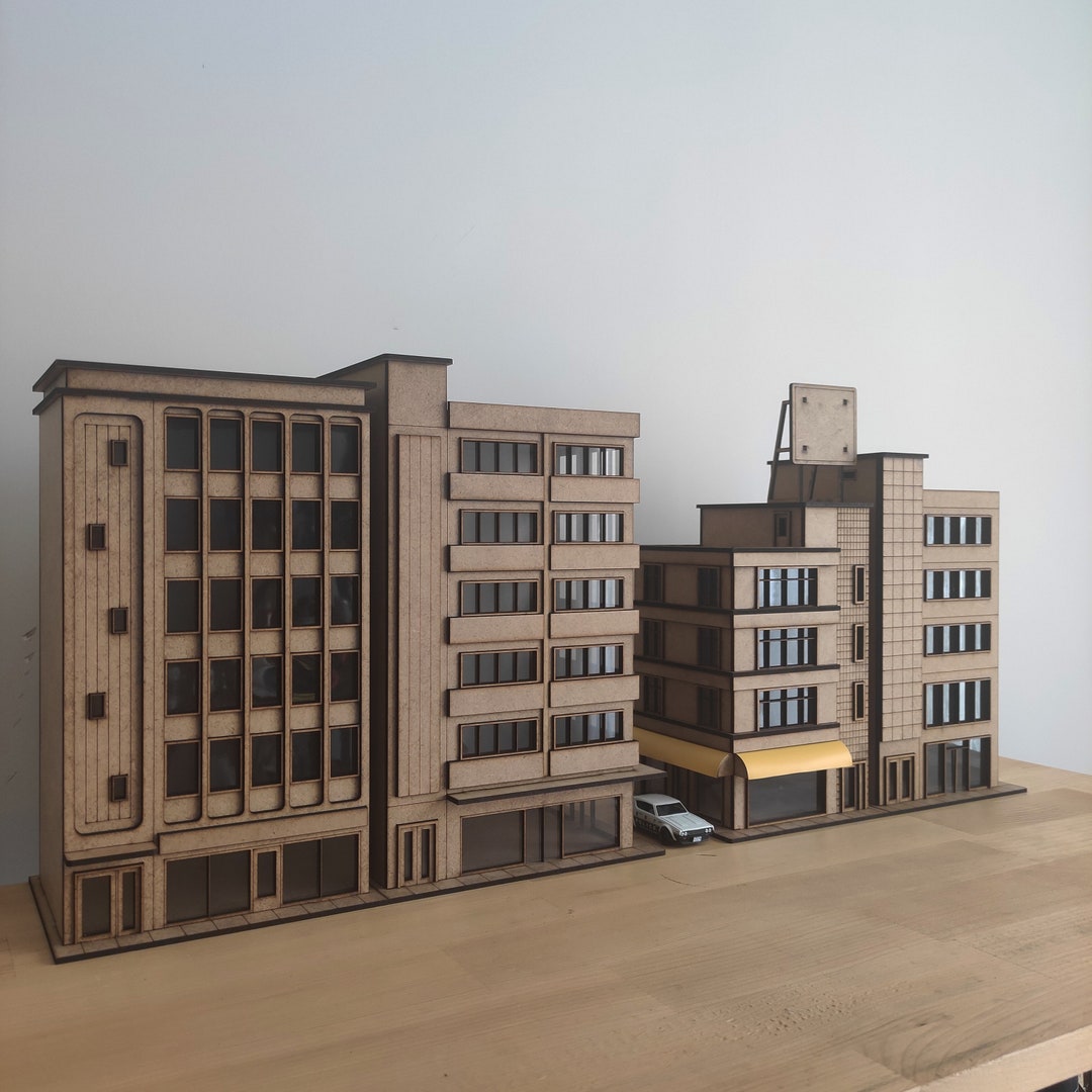 1/64 Scale City Buildings Model Diorama Diescast - Etsy