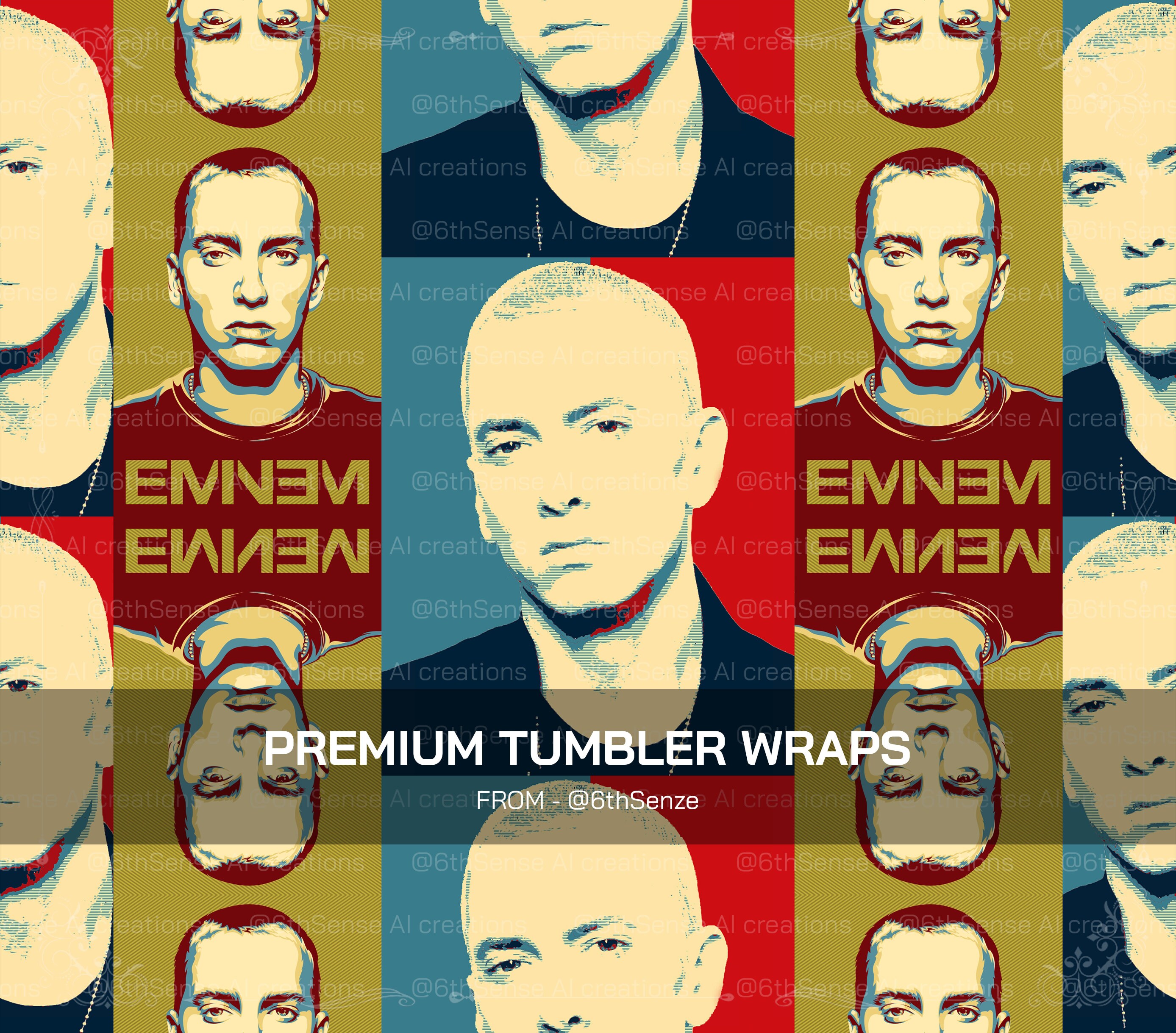 Eminem Tumbler Wrap, Eminem Hope, Sublimation Tumbler Wrap Digital ...